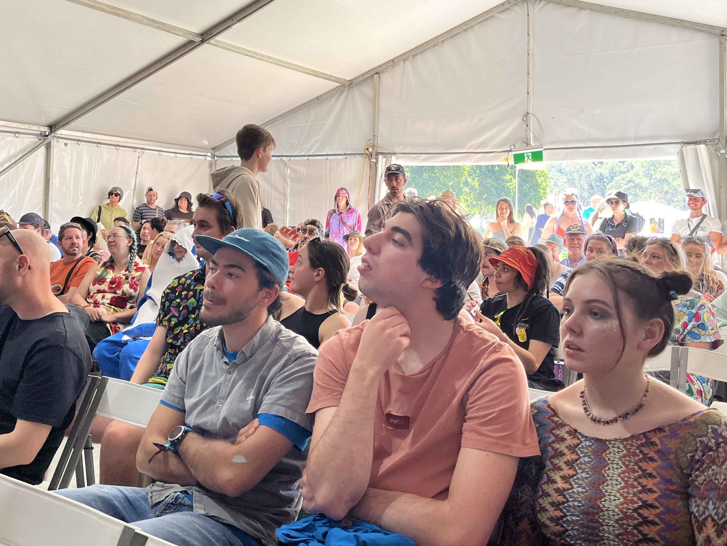Science Tent image audience 2 – Inspiring Australia