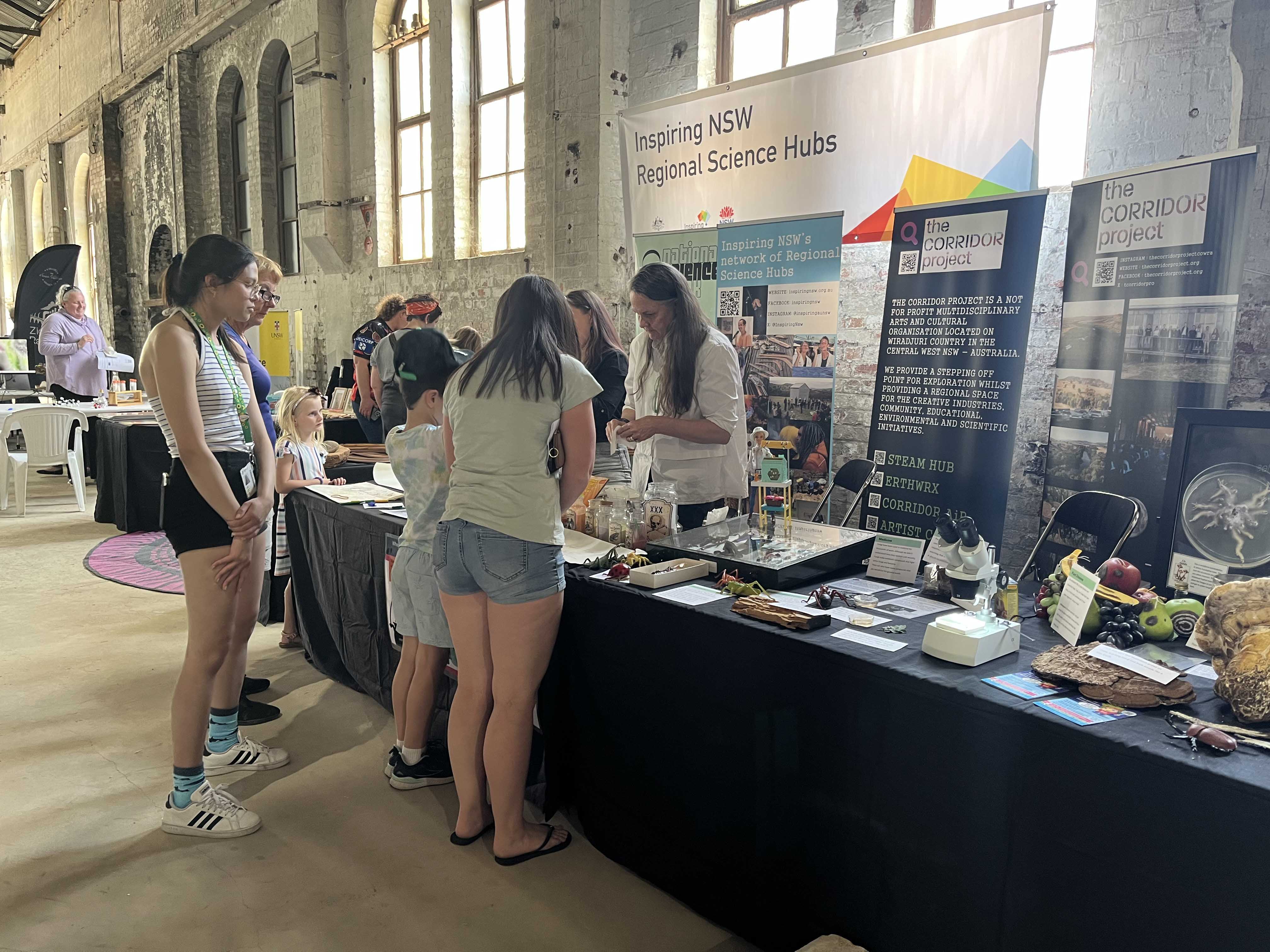 Portland Steam Fair Inspiring NSW stall 5 – Inspiring Australia